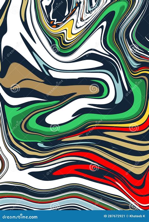 Blends Of Smooth Gradients Transitioning Between Complementary Colors Stock Illustration