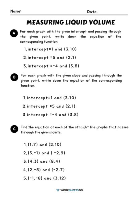 Writing Equations In Slope Intercept Form Worksheets Worksheetsgo