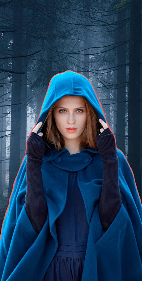 Красная шапочка арт Пикабу