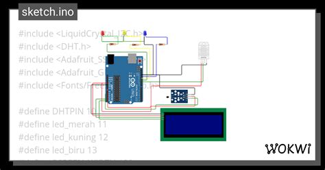 Suhu Dan Kelembaban Wokwi Esp32 Stm32 Arduino Simulator