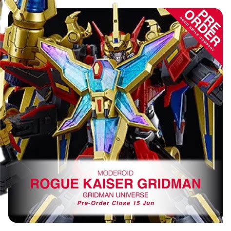 [preorder] Moderoid Gridman Universe Rogue Kaiser Gridman Plastic Model Kit Shopee Thailand