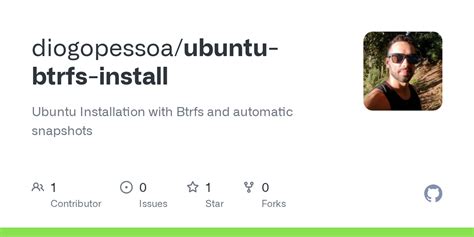 Github Diogopessoaubuntu Btrfs Install Ubuntu Installation With