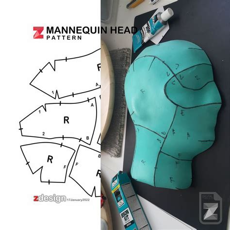 Mannequin Head Pattern For Cosplay Mask And Head Gear Artofit