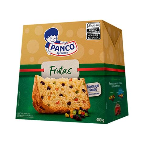 Panettone Panco Frutas 400g Supernova