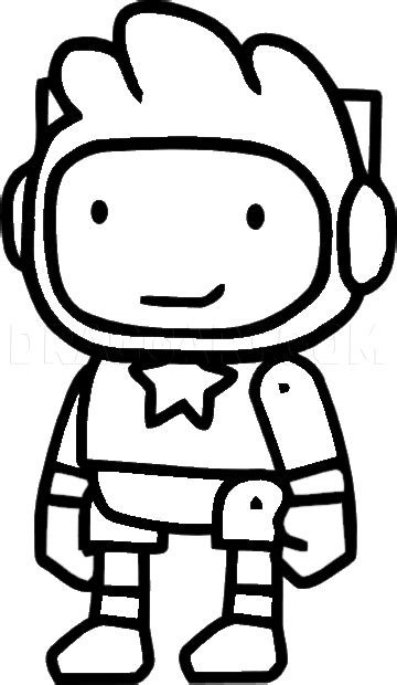 How To Draw Maxwell From Scribblenauts Drawing Step By Step By Matthewboudreau8 Dragoart
