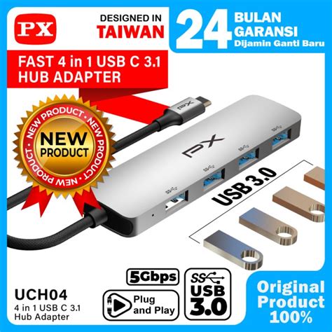 Promo Usb Hub Converter Type C Macbook Laptop Usb In Px Uch Jakarta Timur