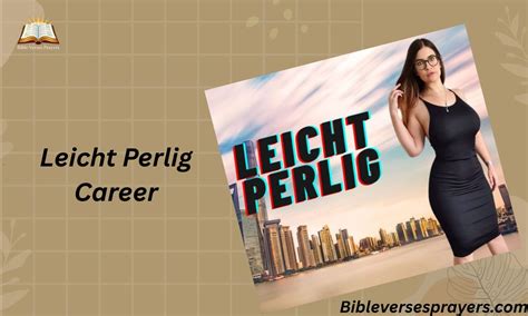 Leicht Perlig Age Bio Career Net Worth Height And Real Name
