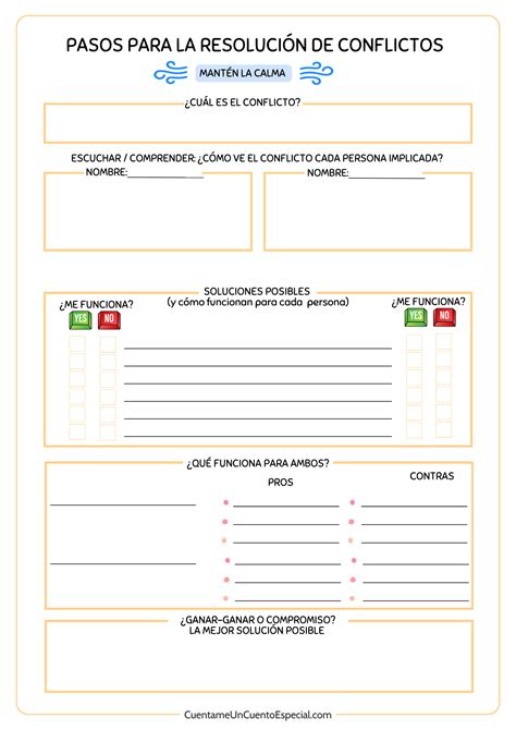 Hoja De Trabajo Sobre Conflictos