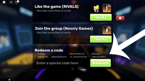 Rivals Codes For July 2026