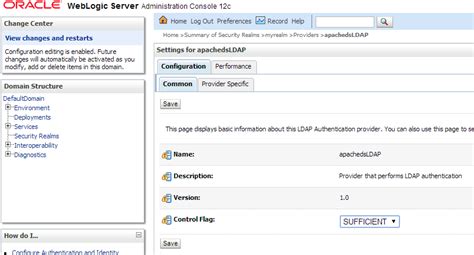 Oracle Soa Java Blog Ldap And Weblogic Using Apacheds As