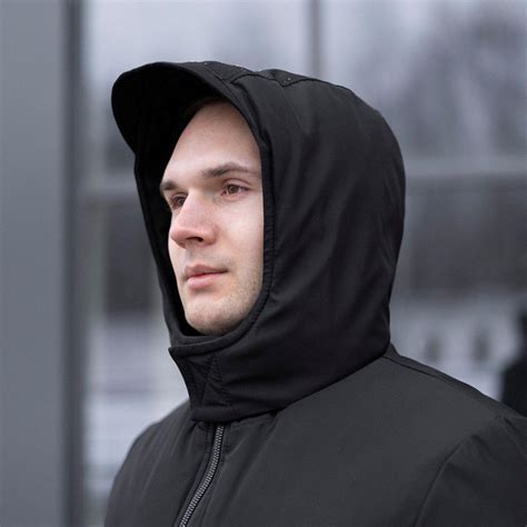 Куртка Мужская Зимняя Winter Jacket Motive Черная Прорезиненная ...