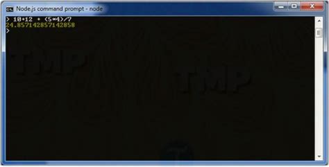 Làm quen với REPL Terminal trong Node js