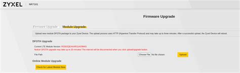 NR Module Upgrade Zyxel Community