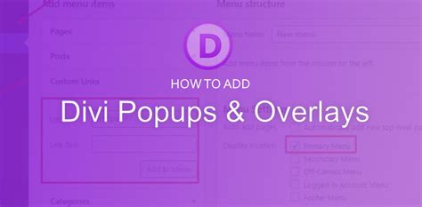 How To Add A Divi Popup With Or Without Plugins
