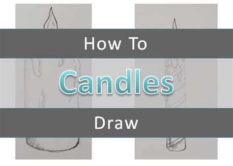 How To Draw Candles Step By Step