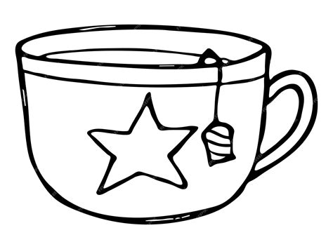 Illustration Mignonne De Tasse De Thé Clipart De Tasse Simple Doodle