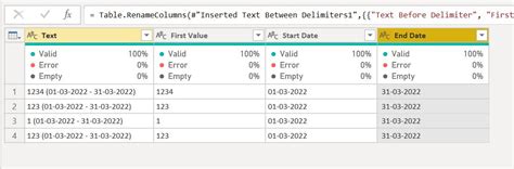 Solved Split Numberstartdate And Enddate From String Microsoft Fabric Community