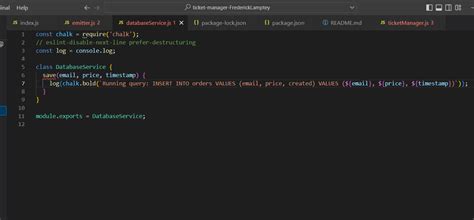 GitHub RVCC IDMX Ticket Manager FrederickLamptey Ticket Manager FrederickLamptey Created By
