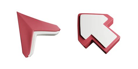 White Red 3d Cursor Sweezy Custom Cursors White Red 3d Cursor Sweezy Custom Cursors