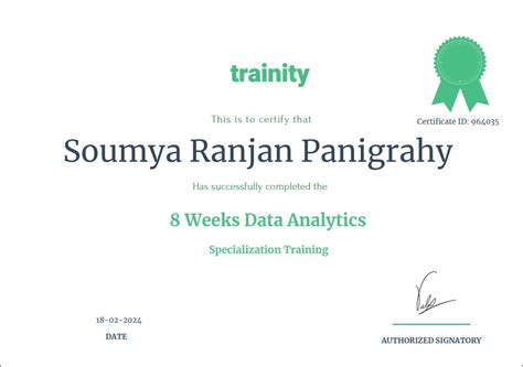 Soumya Ranjan Panigrahy On Linkedin Dataanalytics Dataanalysis Dataanalyst Trainity