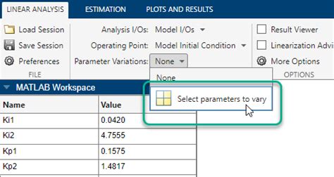 Specify Parameter Samples For Batch Linearization Matlab And Simulink
