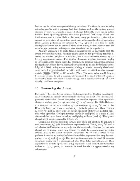 Timing Attacks Rambus Pdf Information And Network Security