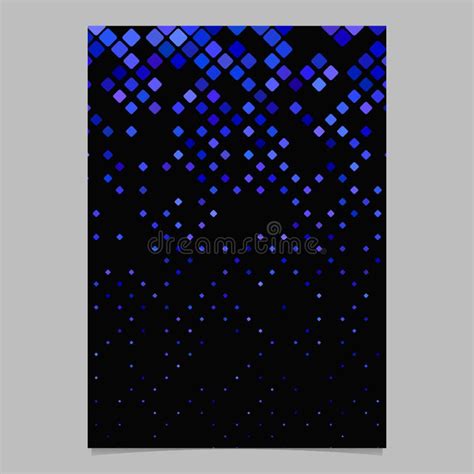 Geometric Diagonal Square Pattern Background Brochure Template Stock Vector Illustration Of