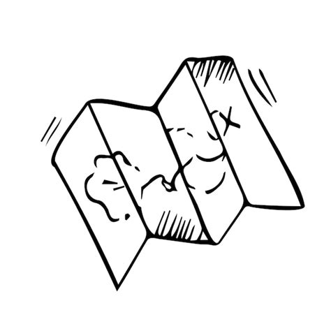 Premium Vector Paper Folded Map With A Route Editable Doodle Hand