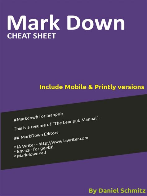 Markdown Cheat Sheet Pdf Areas Of Computer Science Computer