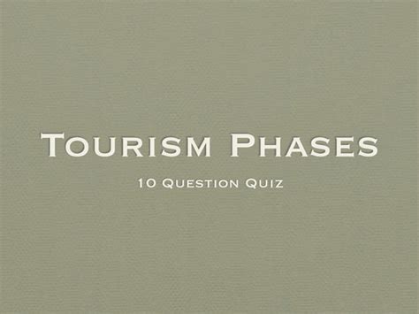 Quiz Tourism Development In Rotorua Ppt