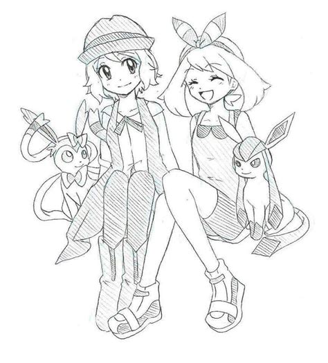 Serena Pokemon Xy Coloring Pages Coloring Pages