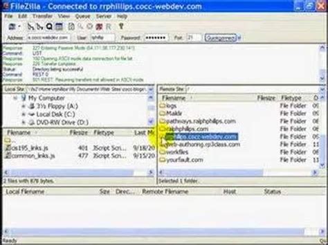 How To Publish Web Pages With FileZilla