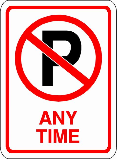 Template Free Free Printable No Parking Signs At Kimberly Knox Blog