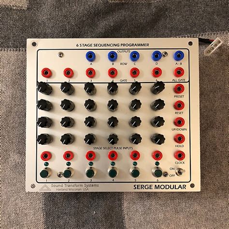 sts serge sqp 6 stage sequencer programmer reverb