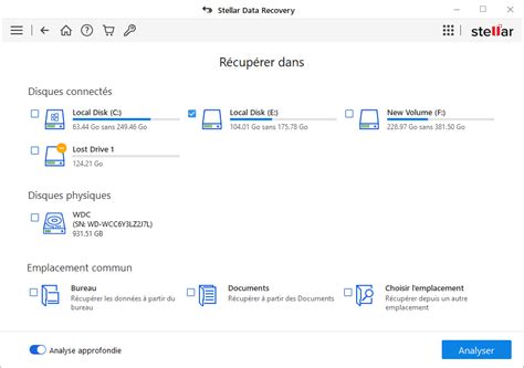 Stellar Data Recovery 11 Windows Standard Fr Recovering Data From Existing Volume