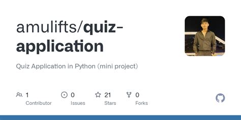 GitHub Amulifts Quiz Application Quiz Application In Python Mini Project