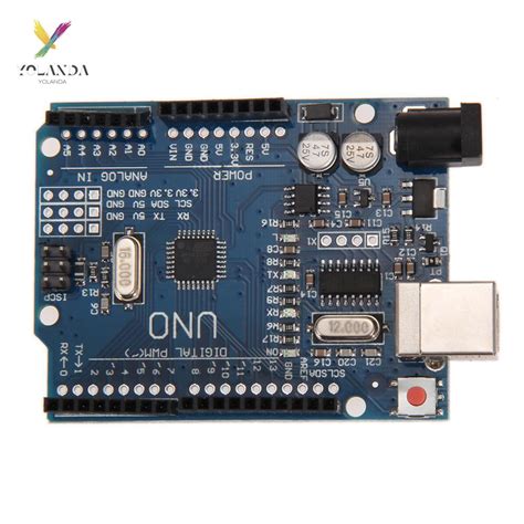 Yld~arduino Atmega328p Ch340g Uno R3 Board Usb Cable Acrylic Box
