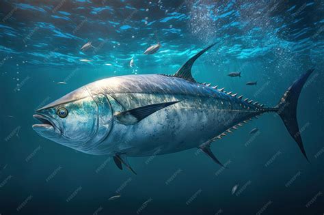 Bluefin Tuna Underwater
