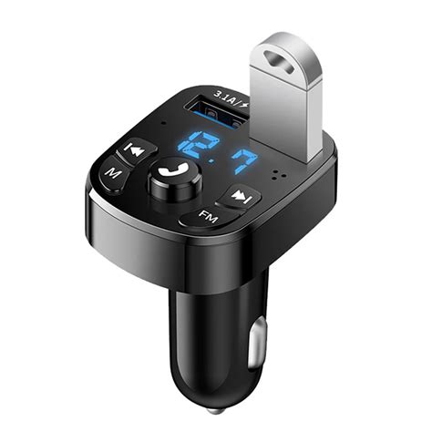 차량용 블루투스 50 Fm 송신기 자동차 라디오 변조기 Mp3 플레이어 225w Usb 슈퍼 퀵 차지 차량용 Usb