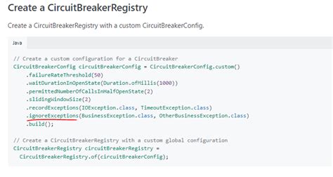 [question] alternative for hystrixbadrequestexception in resilience4j