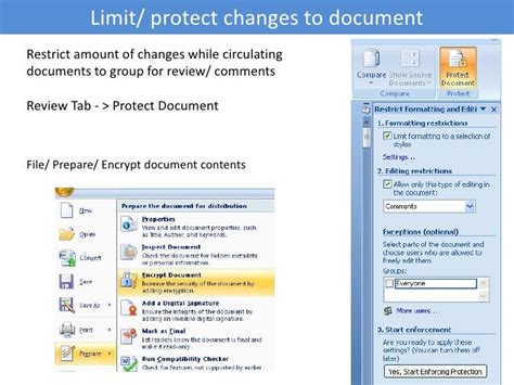 managing documents using ms word