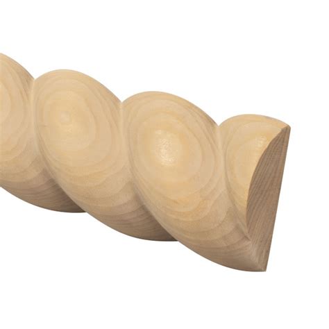 Premium Half Round Accent Rope Moulding 3in W Rope 300