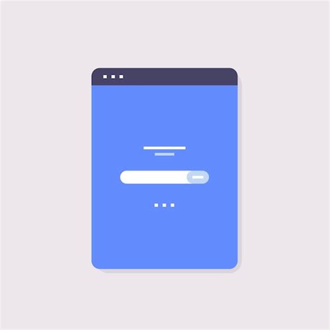 개인 및 비즈니스 사용 개념 평면 벡터 일러스트 레이 션에 대 한 ui 및 ux 간단한 디자인 프리미엄 벡터
