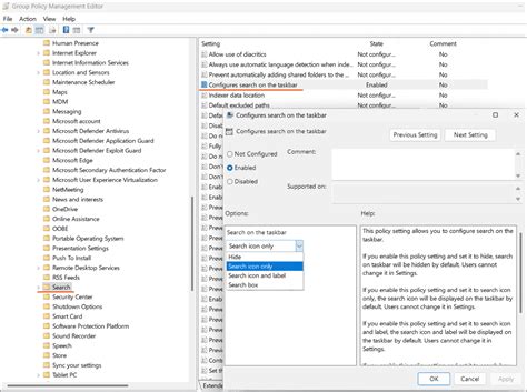 Windows 11 Taskbar Remove Chat Icon Customize Search Field With Group Policy 4sysops