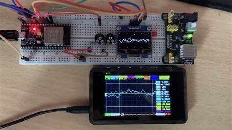 Simplified Oscilloscope For Esp32 Wo Any Feature Yet Arduino