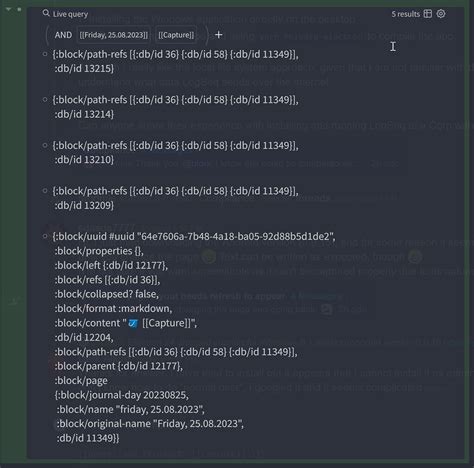 How To Intentionally Obtain Internal Logseq Block Data Something Like