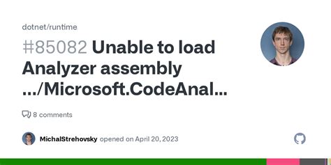 Unable To Load Analyzer Assembly Microsoftcodeanalysisanalyzers