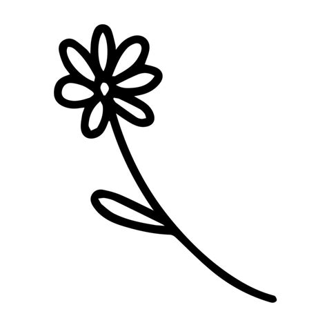 Flor De Doole Vectorial Clipart De Flores Dibujadas A Mano 16582203