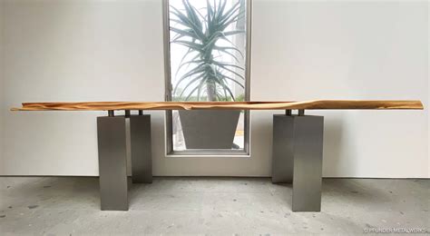 Modern Stainless Steel Table Legs Pfunder Metalwerks