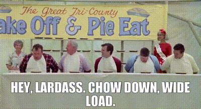 Yarn Hey Lardass Chow Down Wide Load Stand By Me 1986 Video